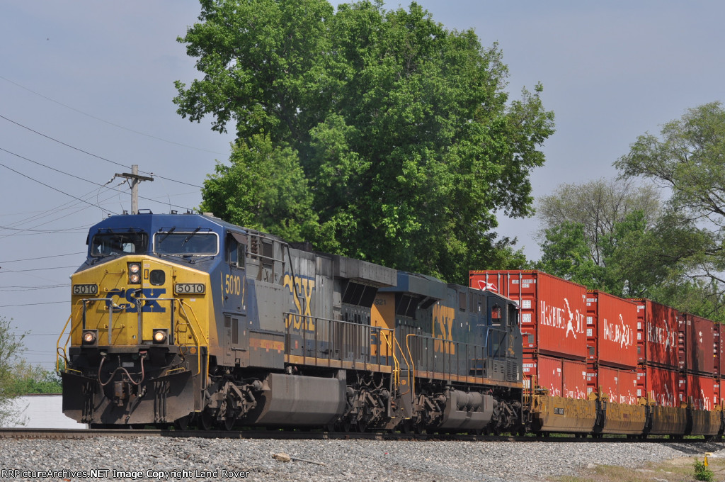 CSXT 5010 On CSX Q 133 Eastbound